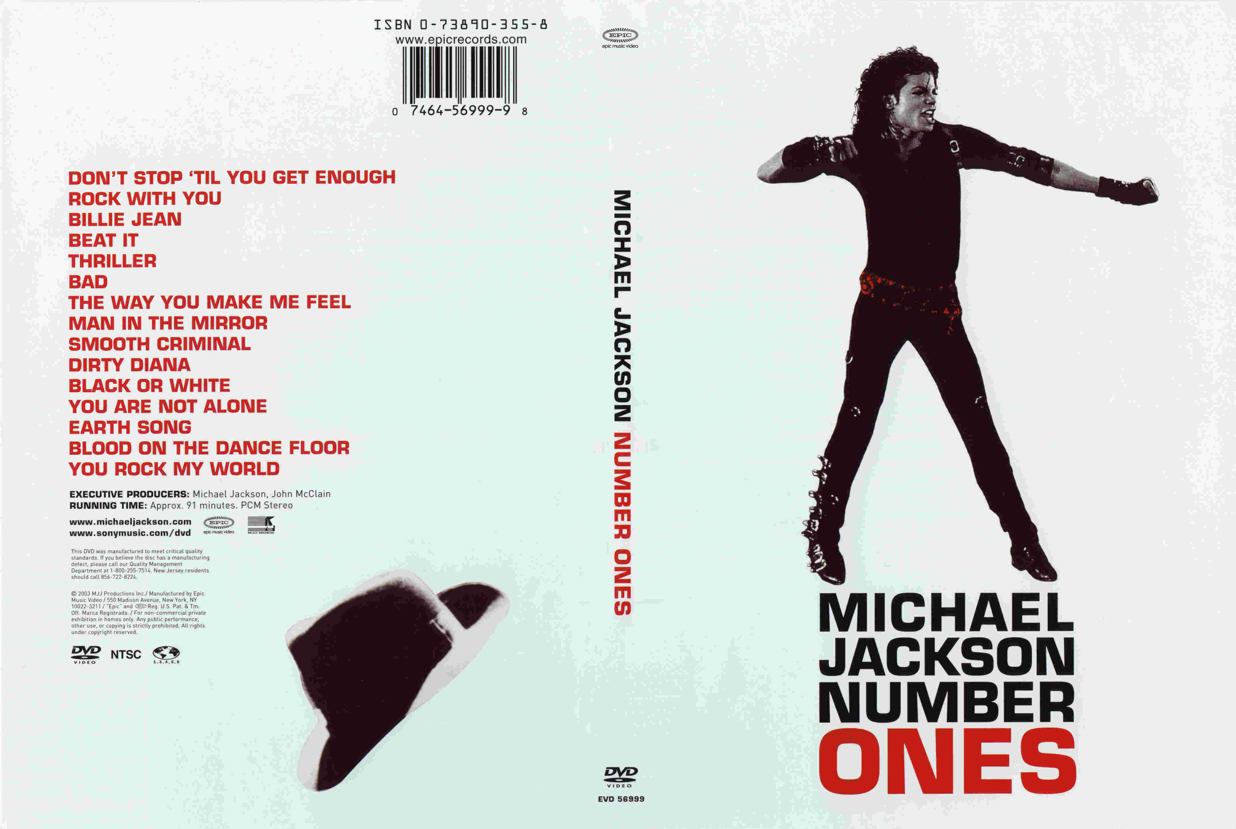 Michael Jackson Number Ones (2003) : Front | DVD Covers | Cover Century ...